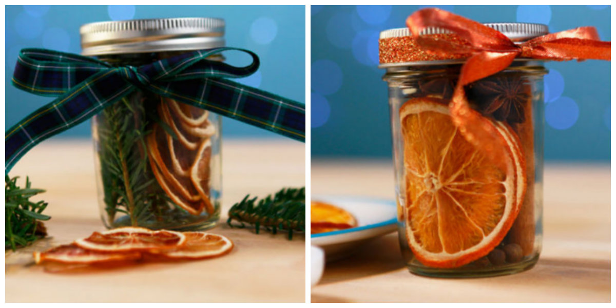 Hmm! This "Christmas in a jar" will make your home smell wonderful ...