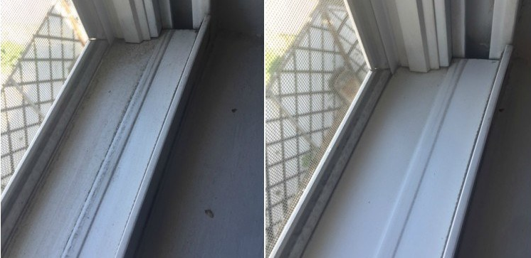 Dirty window frames? With this trick you'll clean them in a jiffy!