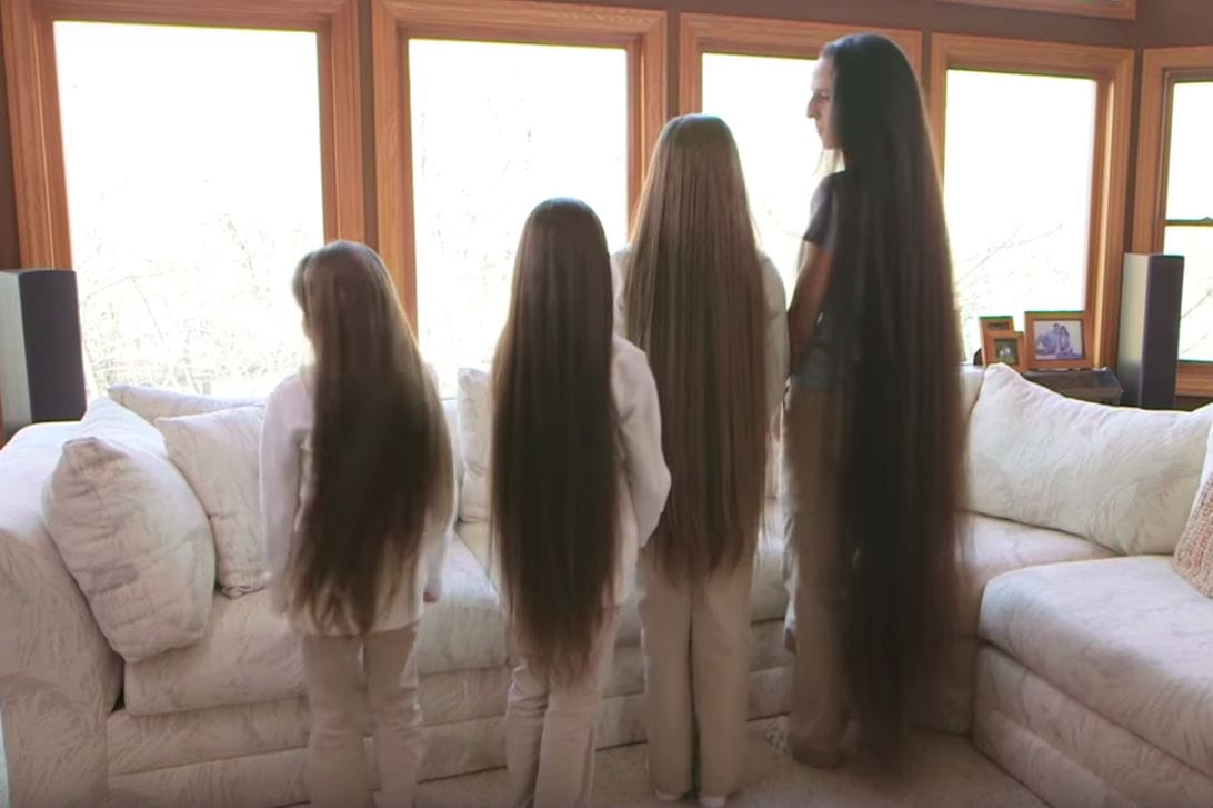 Real-life Rapunzel: this woman and her daughters have insanely long hair