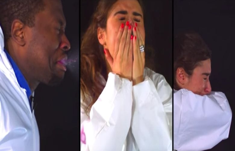 This is why you should always sneeze into your elbow