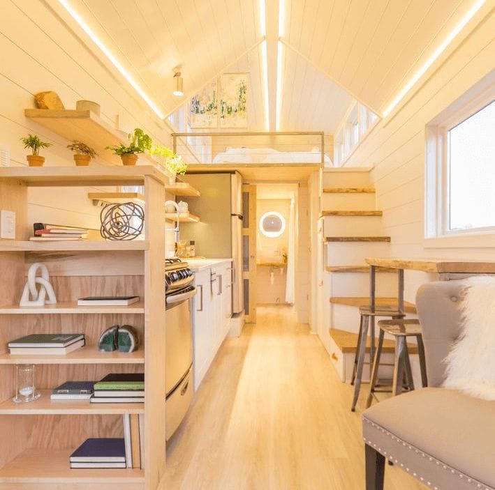 This tiny house is only 30 m2 but you'll be amazed when you see the inside